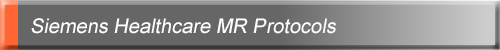 MR Protocols Overview